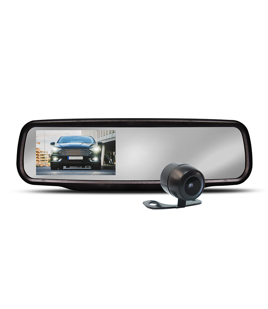 OneX Rearview Mirror Monitor with Camera Bundle - Car Audio Warehouse